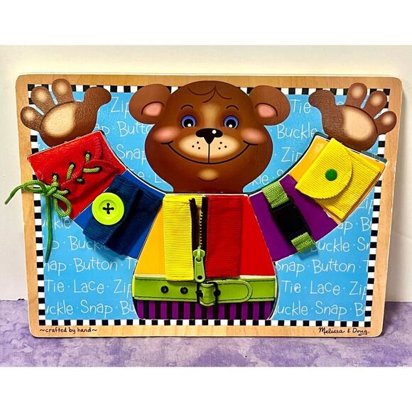 Melissa & Doug | Games | Melissa Doug Basic Skills Board Developmental ...